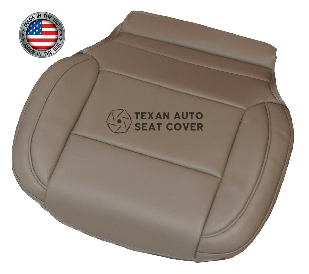 2015 to 2020 Chevy Suburban Passenger Bottom Seat Vinyl Cover Dune Tan ...